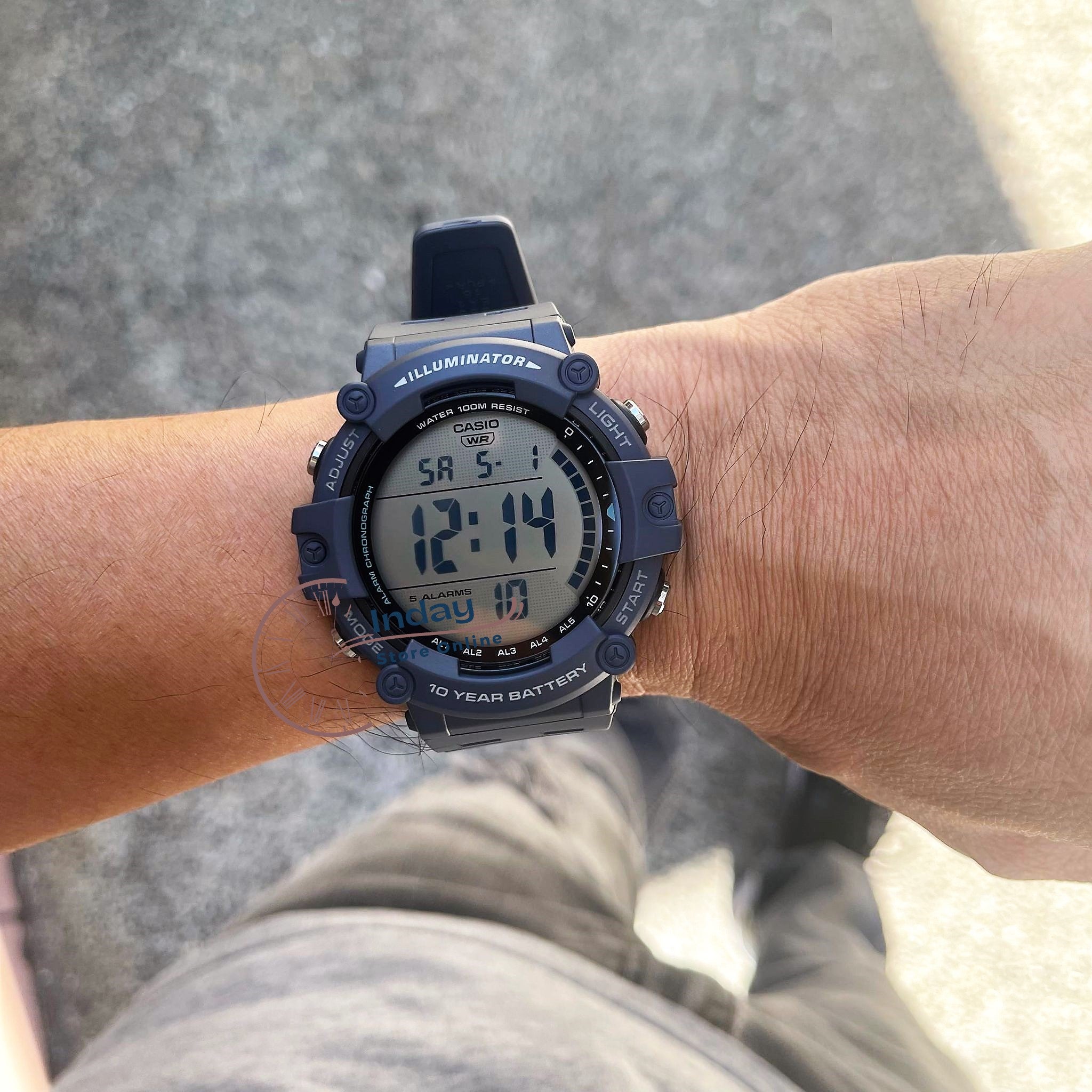 Casio Digital Men's Watch AE-1500WH-2A – indaystoreonline