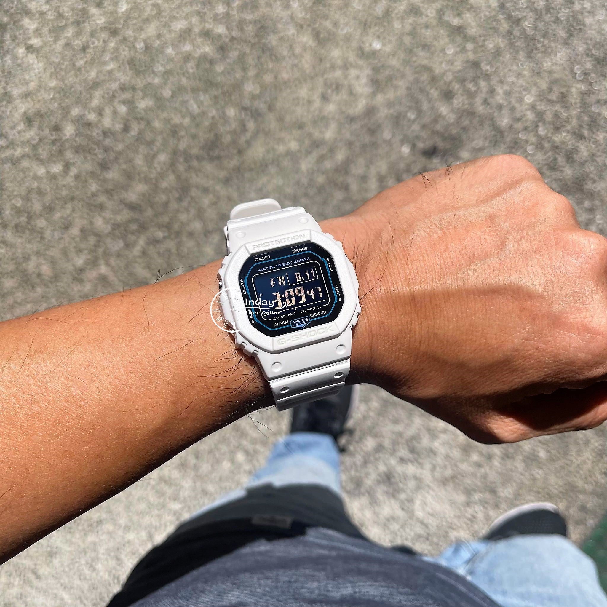 Casio G-Shock Men's Watch DW-B5600SF-7 Digital 5600 Series Sci-Fi Sens ...