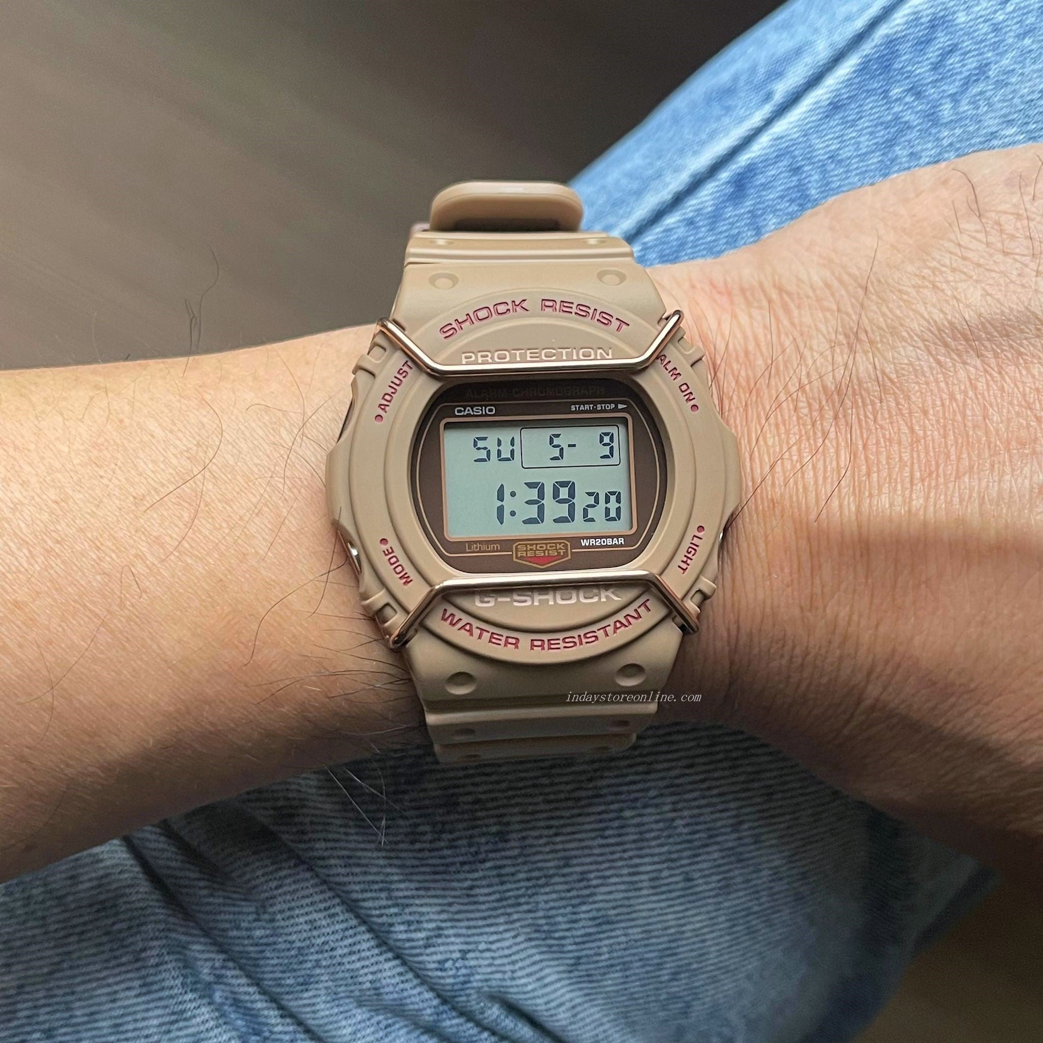 Casio G-Shock Men's Watch DW-5700PT-5 Digital 5700 Series Tone-on-Tone ...